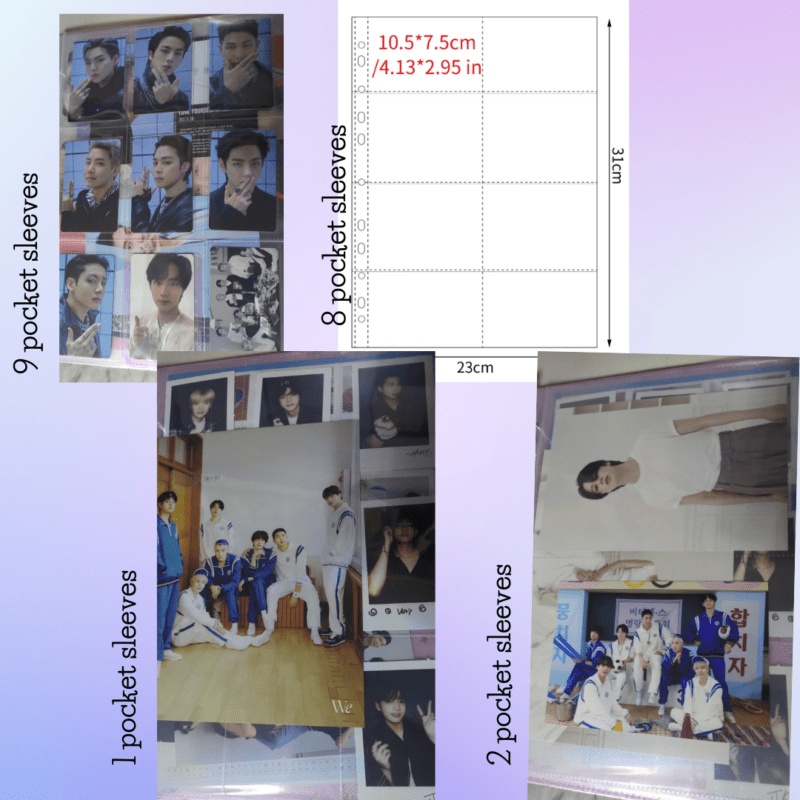 KPop BTS Magic Shop Themed A4 Binder for Photocards, Postcards ...